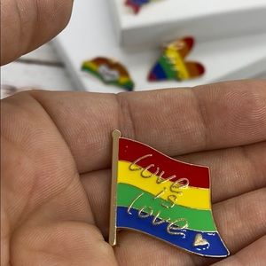 Jewelry | Love Rainbows Enamel Pin Set | Poshmark